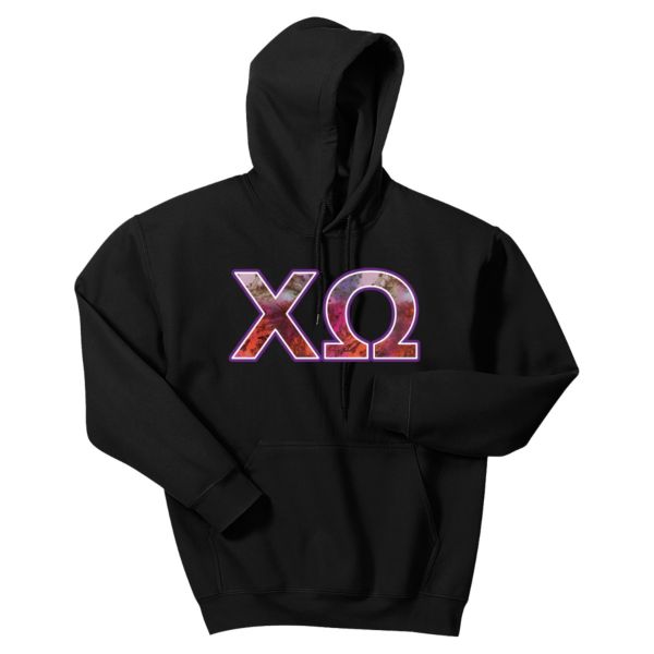 Chi Omega Chi Omega House Letters Hoodie