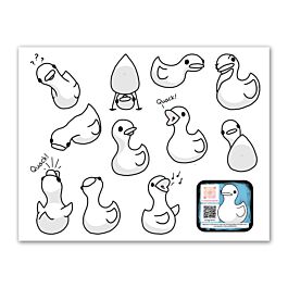 Daily Duck Sticker Sheet No. 2