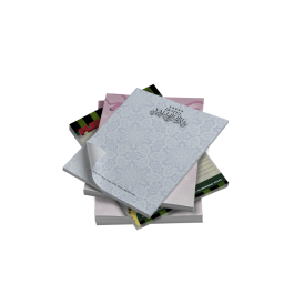 Notepad|4 X 6.25|25 Sheet 70LB Premium Uncoated Text with Chipboard Backer